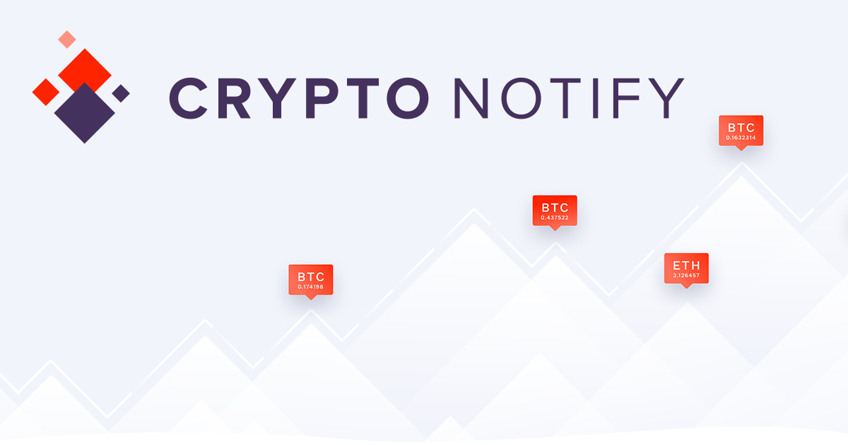 CryptoNotify - Bitcoin & Ethereum Transaction Notifications
